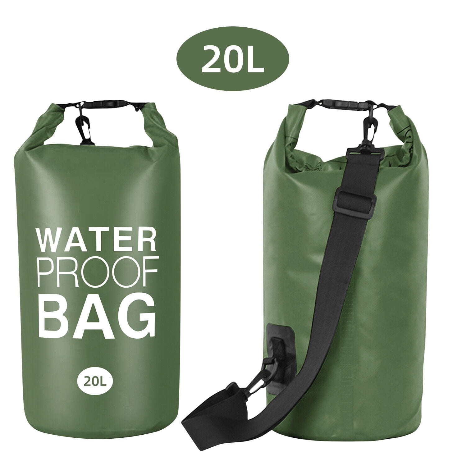 Liwarace Waterproof DryBag Dry Sack 20L 30L PVC Backpack Ocean Pack ...