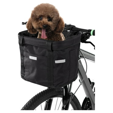 Pet Life Fur Cycle Collapsible Pet Dog Bicycle Bike Carrier With Inner ...