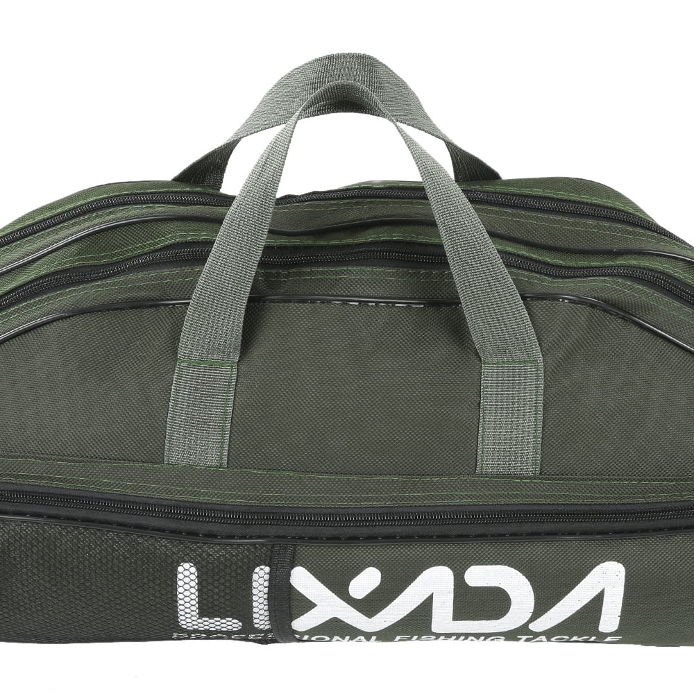 Lixada Fishing Bag Portable Folding Fishing Rod Reel Bag Fishing Pole Gear Tackle Tool Carry ...