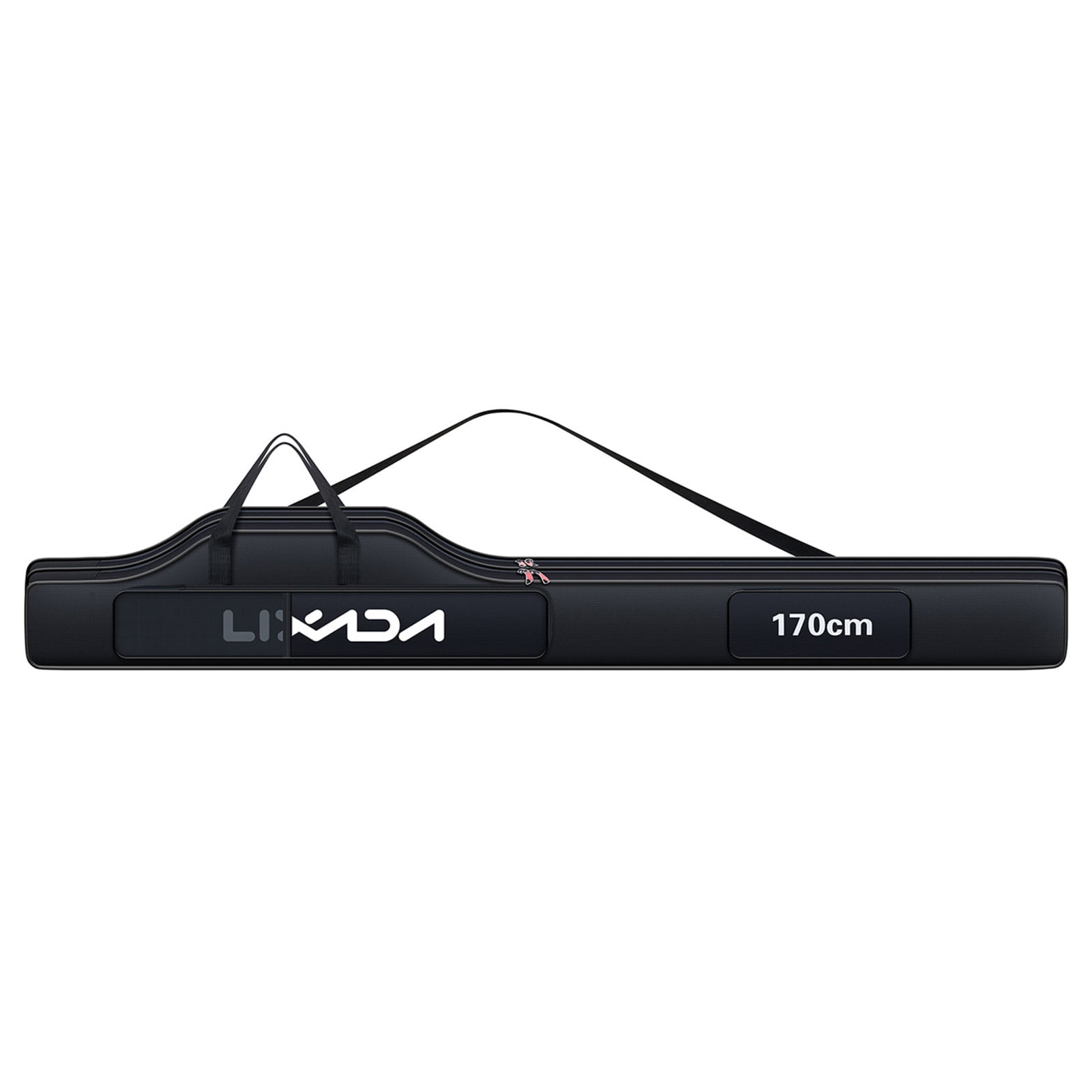 Lixada Fishing Pole Bag, Portable Folding Rod Reel Bag, Tackle Tool ...