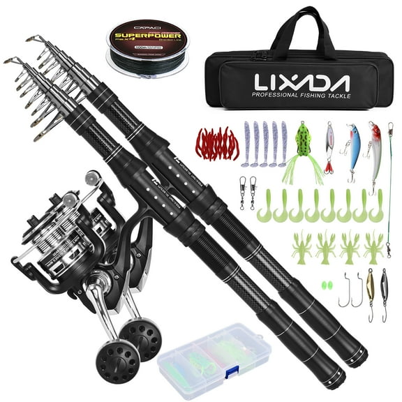 Rod Telescopic Rods Telescopic Rod And Reel 6ft Fiberglass With Reel ...