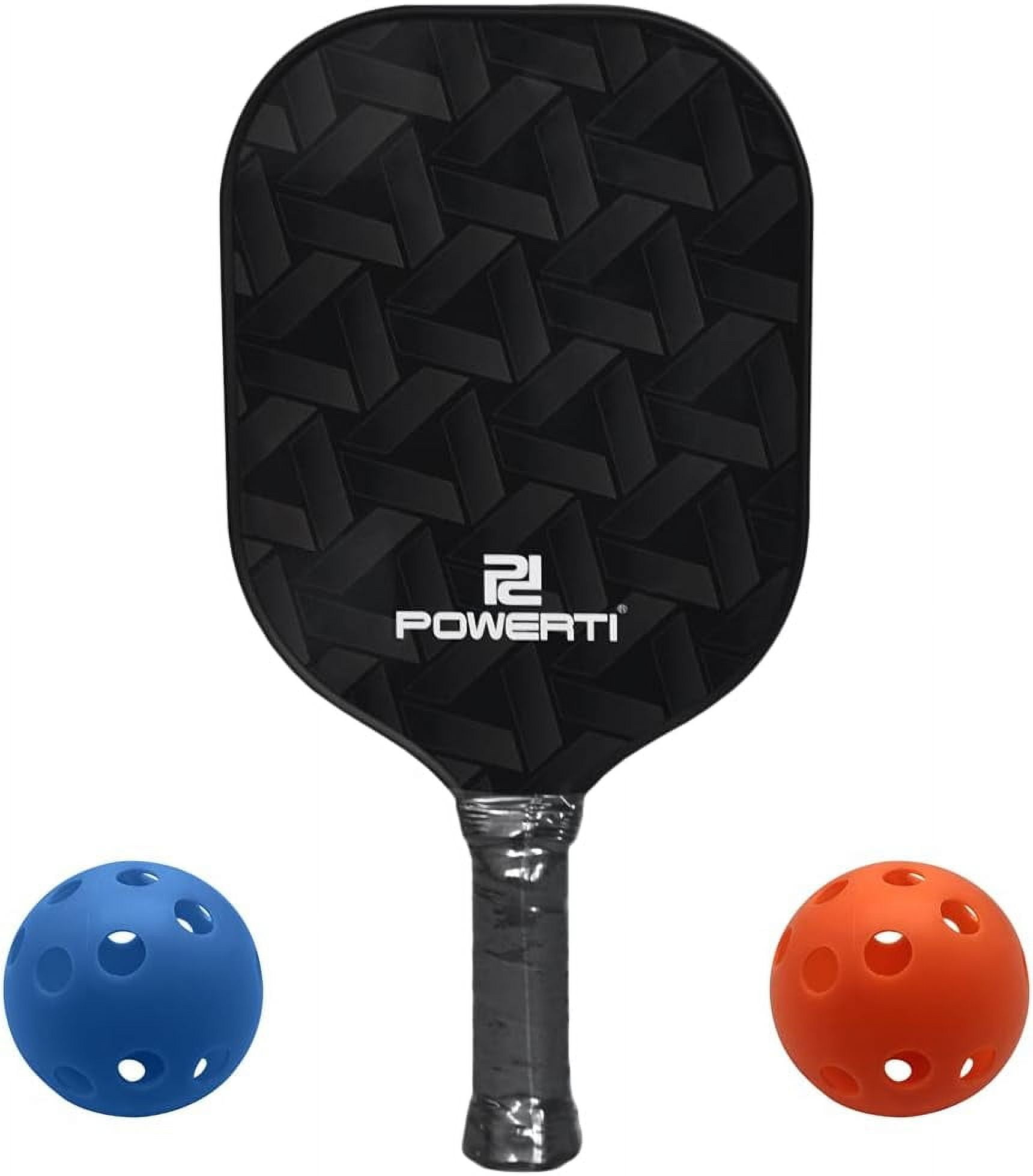 Lixada Pickleball Paddle and Ball Set Carbon Fiber Surface Pickle Ball ...