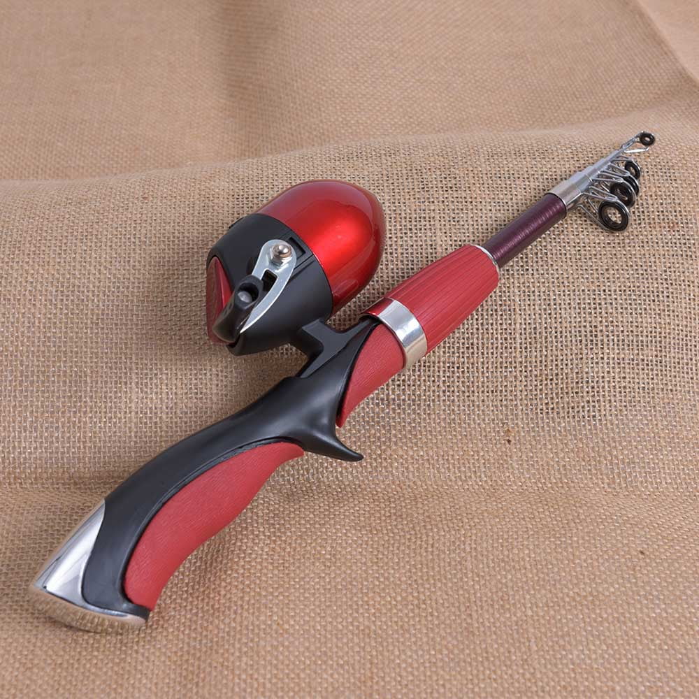 Lixada Telescopic Fishing Rod and Closed Fishing Reel Combo, Convenient ...