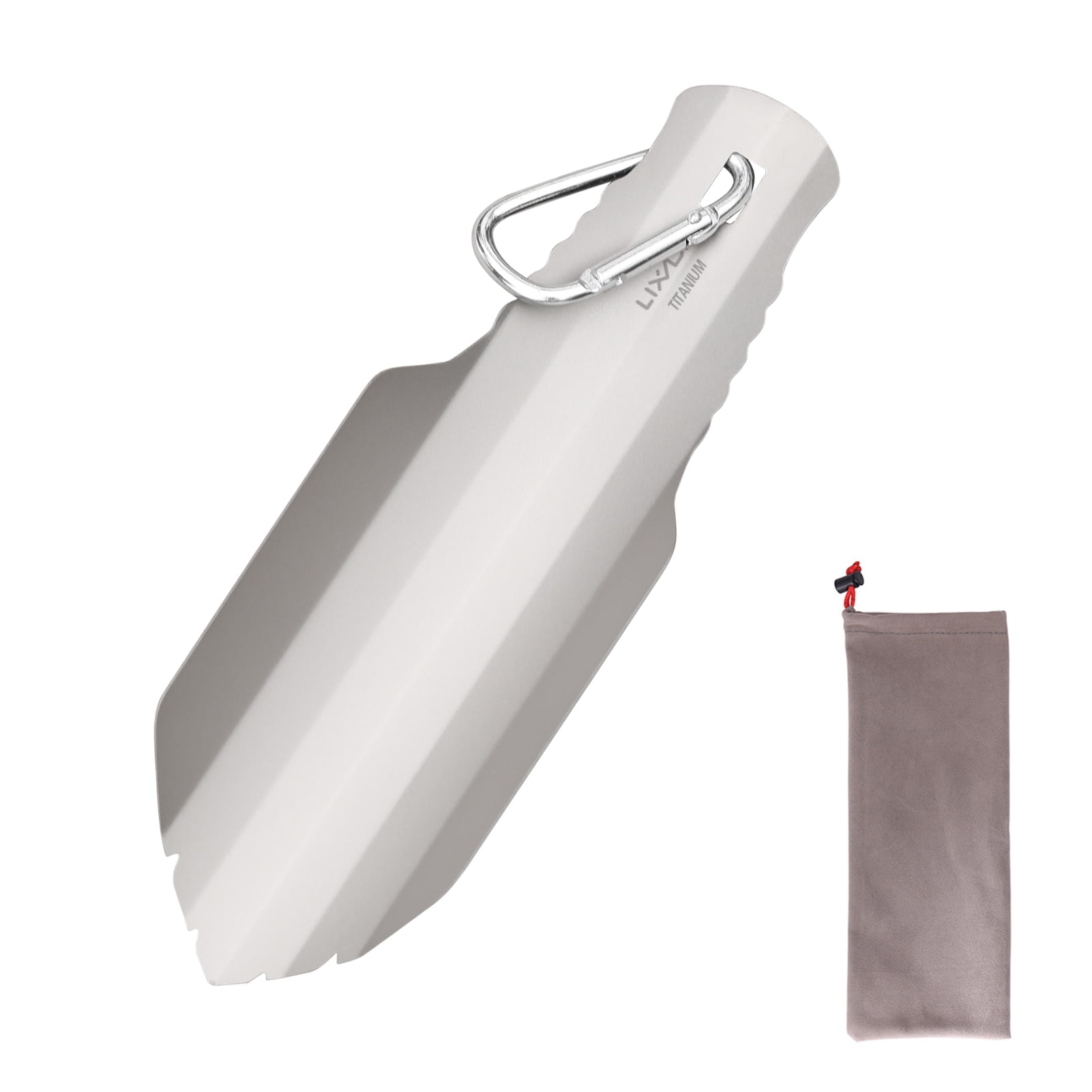 Lixada Titanium Camping Shovels Outdoor Compact Poop Shovel Trowel ...