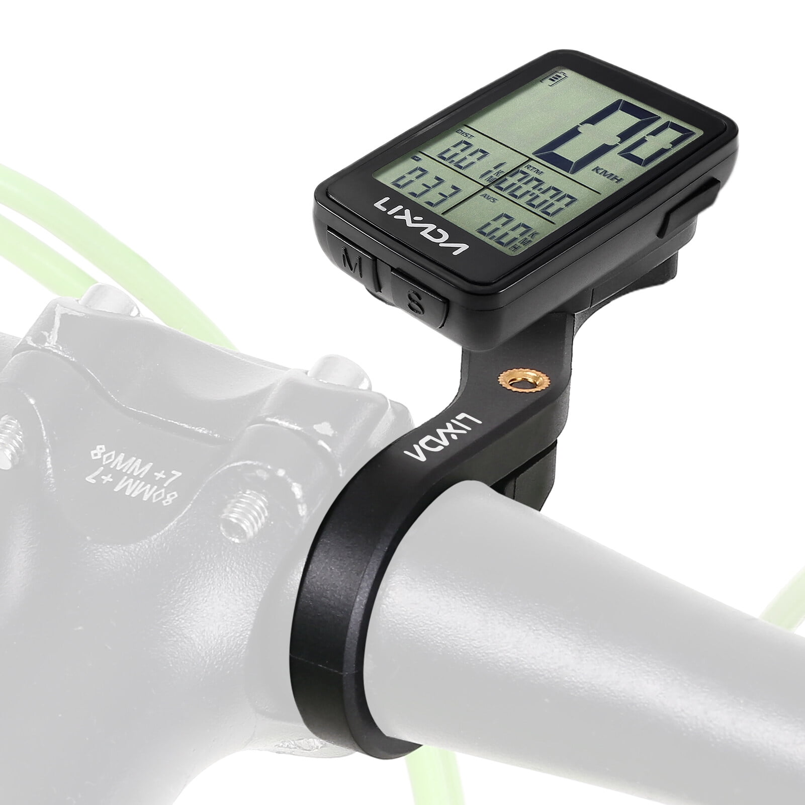 Lixada USB Rechargeable Wireless Bike Cycling Computer Bicycle Speedometer Odometer - Walmart.com