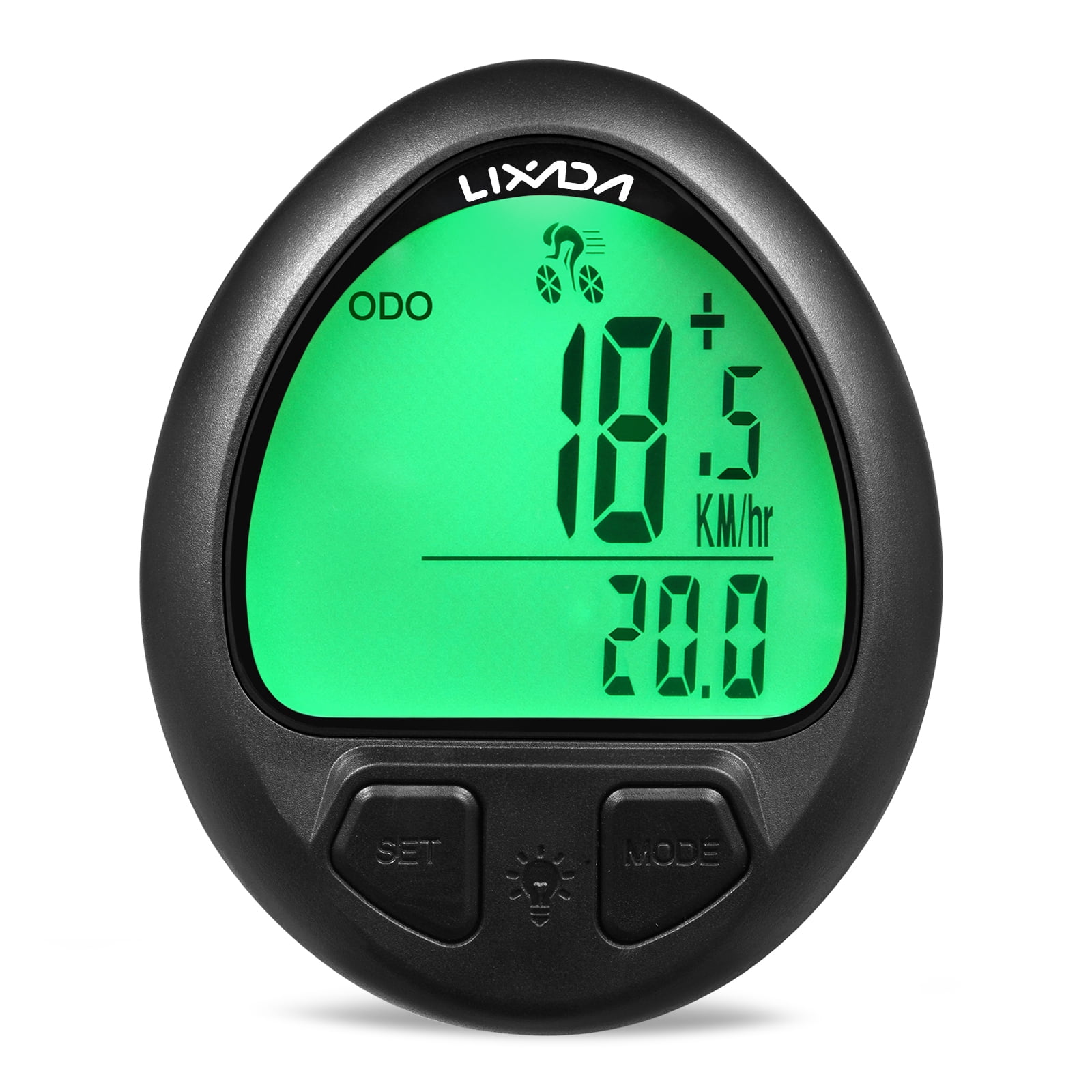 Lixada Wired/Wireless Bike Computer Speedometer, Odometer for Cycling ...