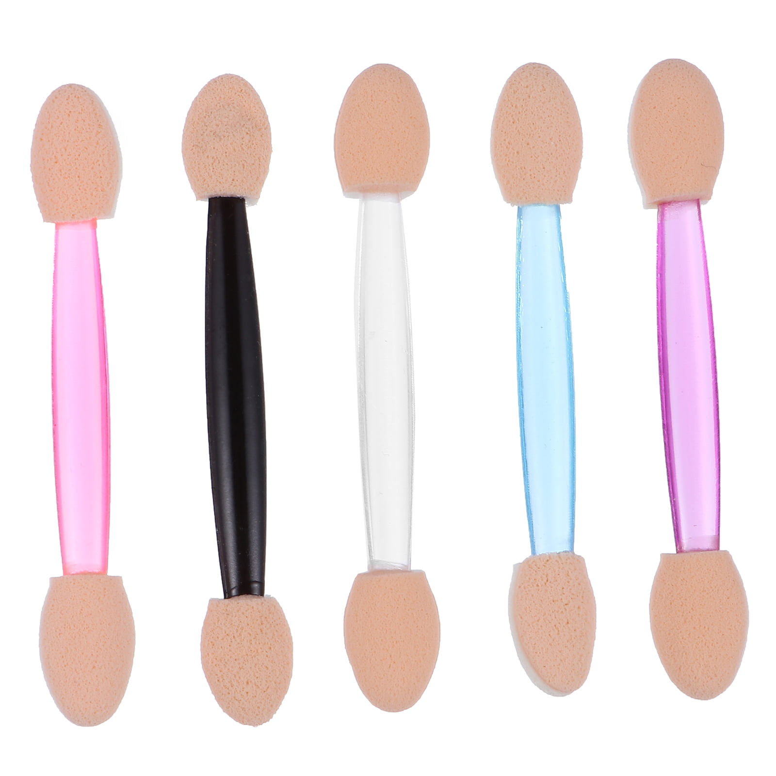 Lixi 250pcs/ 5 Boxes Double-ended Eye Shadow Brush Eye Shadow Sponge ...