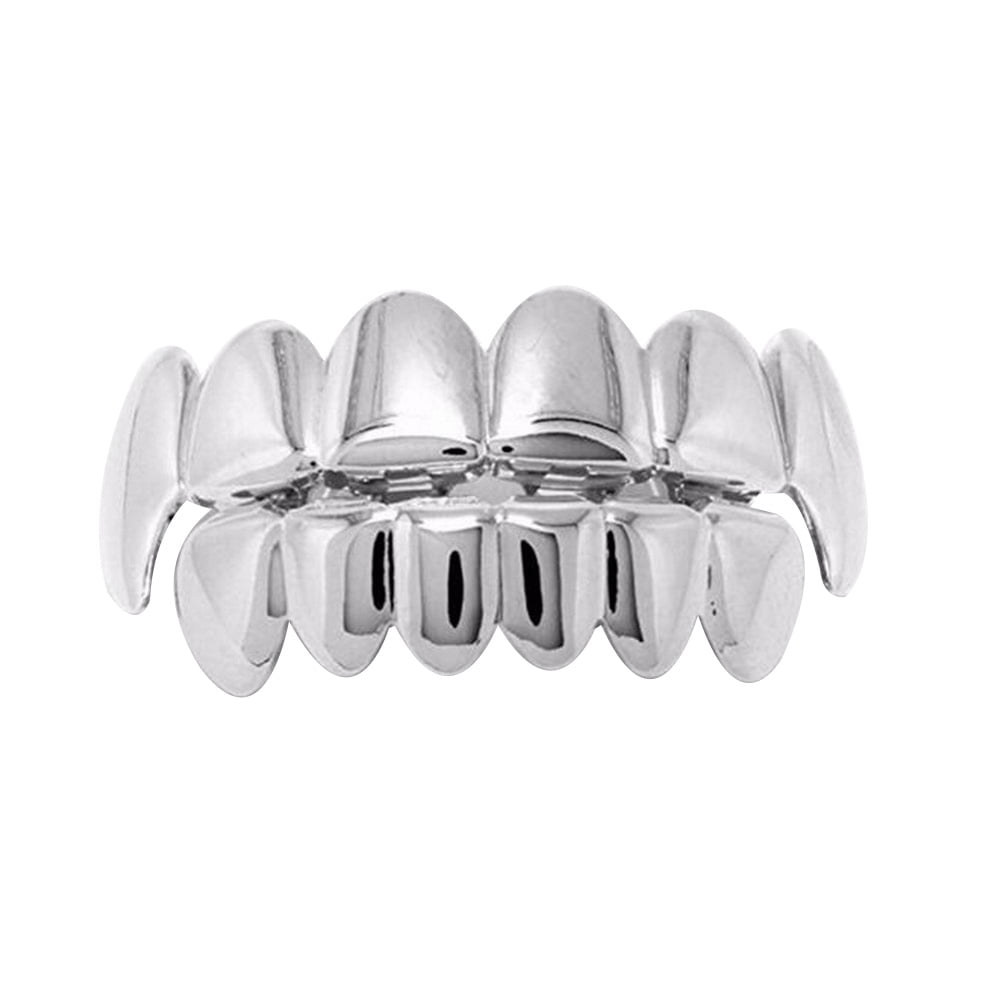 Diamond Grillz 18K Hip Hop Teeth Grill Top And Bottom Grill Set Grill ...