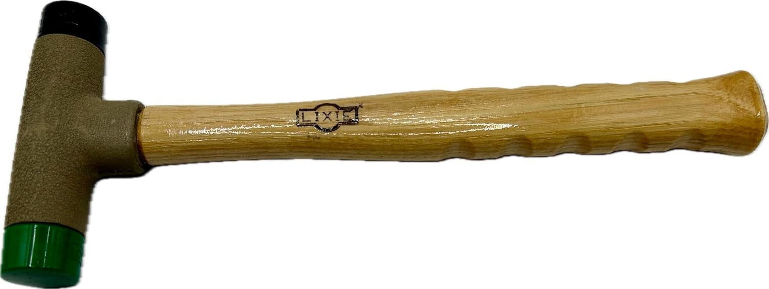 Lixie 100L-MH - 10 Oz. Dead Blow Hammer - 1" Dia. Replaceable Medium & Hard Urethane Faces ...