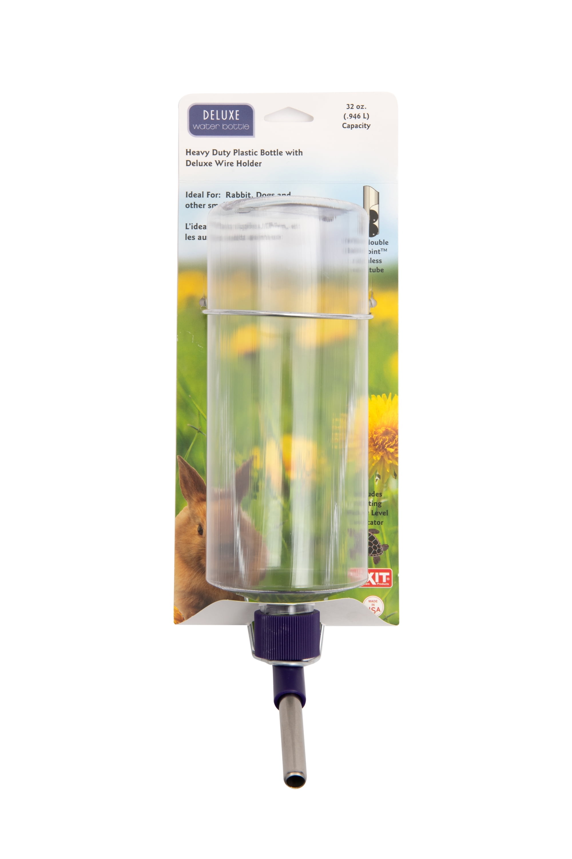 Lixit 32oz Weather Resistant Water Bottles with Heavy Duty Mount for ...