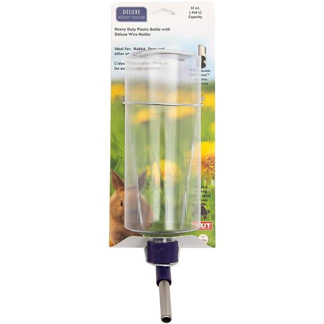 Lixit Deluxe Heavy Duty Plastic Water Bottle with Wire Holder: Ideal ...
