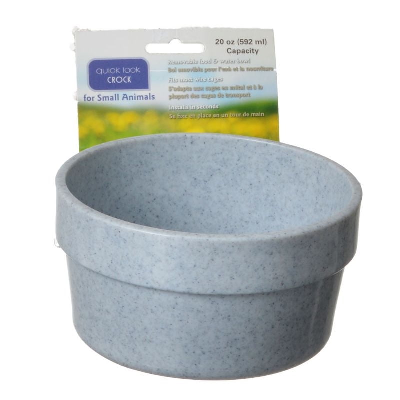Lixit Quick Lock Crock Granite Wall-Mountable Bowl with Easy Twist-on ...