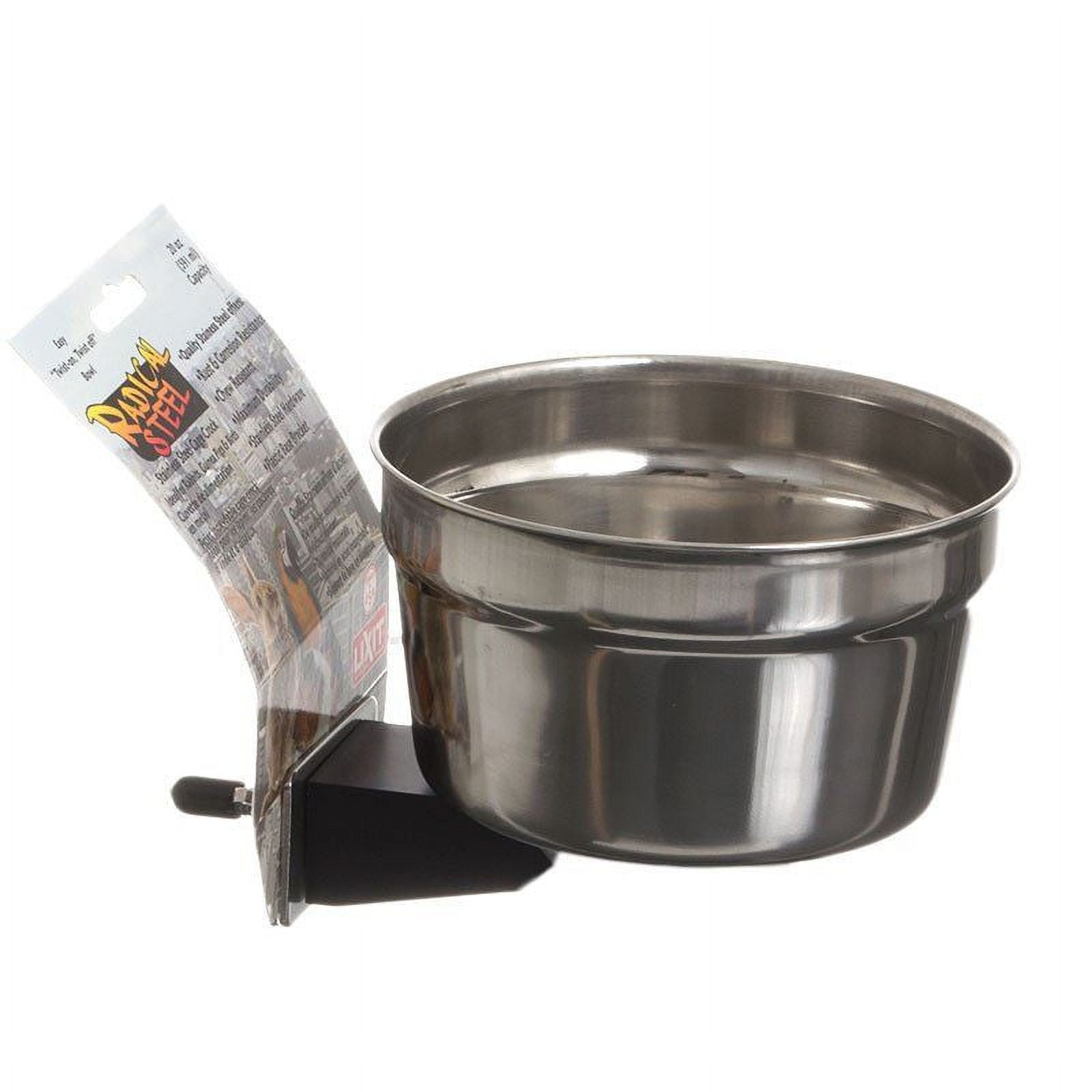 Lixit Radical Steel Metal Cage Crock Bowl for Small Animals & Birds ...