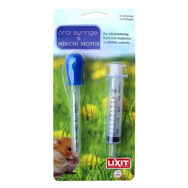 Lixit Small Animal Oral Syringe & Medicine Dropper, 2 count - Walmart.com