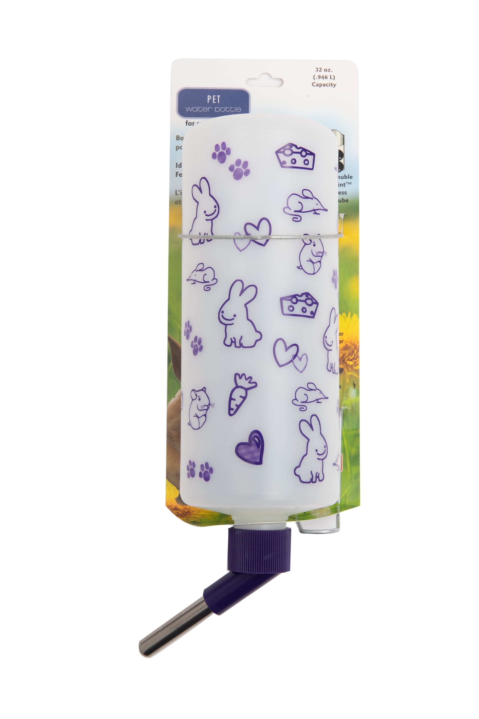 Lixit Water Bottles for Rabbits, 32 fl oz, BPA Free Plastic, Cage ...