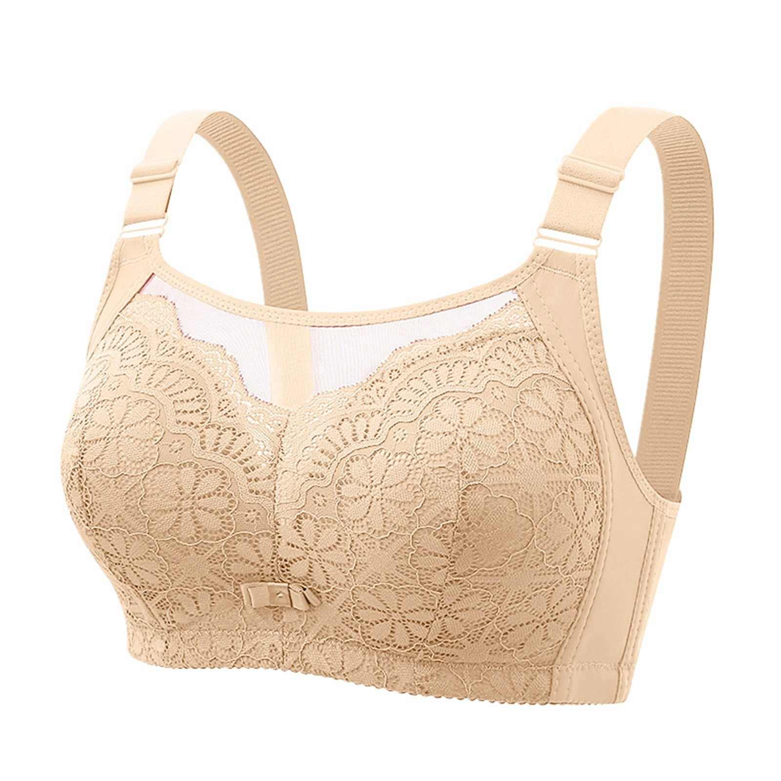 Lixiuxyad Woman Sports Bar Women's Large Sized Lace Bra Without Steel ...