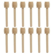 48 Pcs Wooden Honey Dipper Sticks, 4" Mini Honey Stirrer Stick for ...