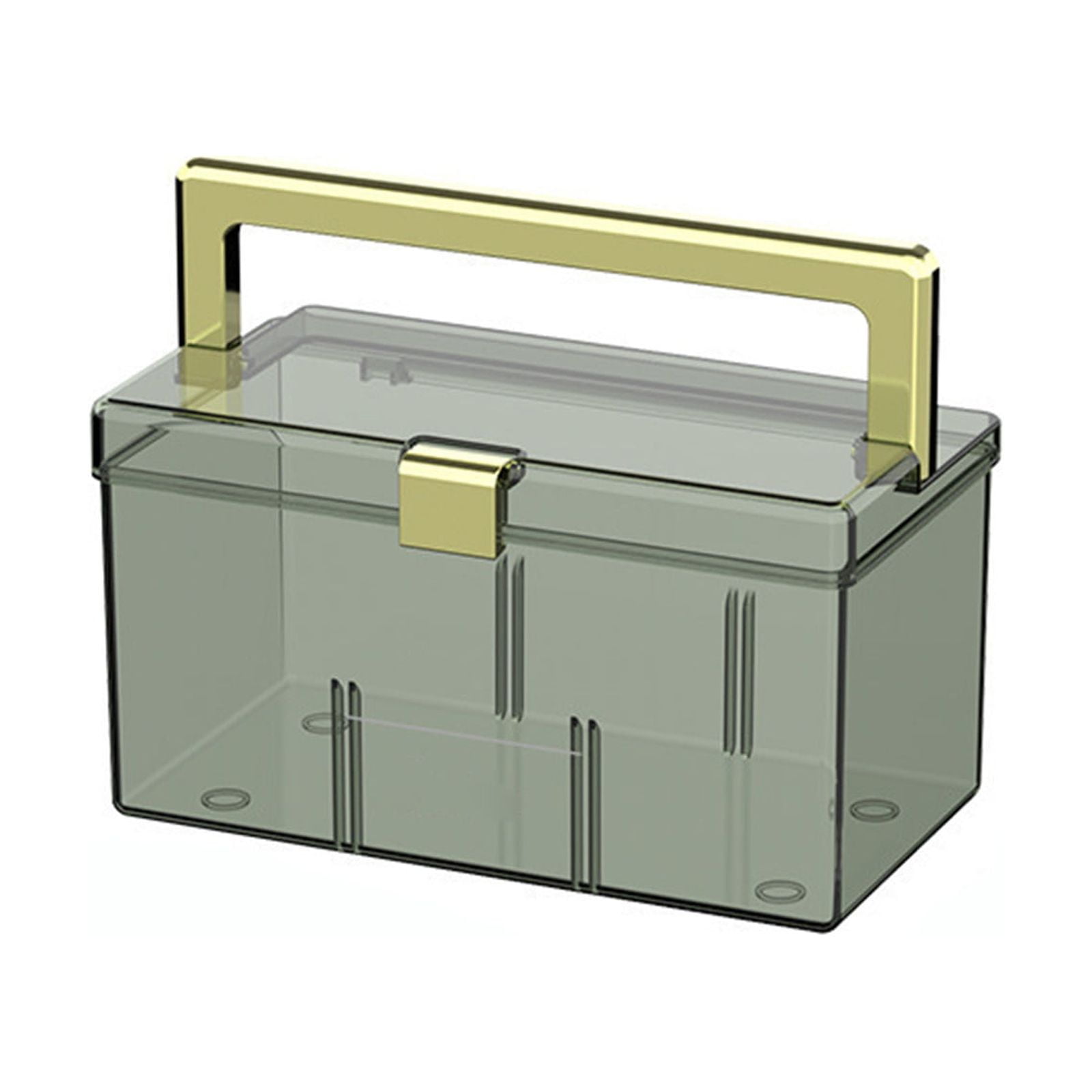 Lixmnse Clear Stackable Storage Containers with Removable Dividers and ...