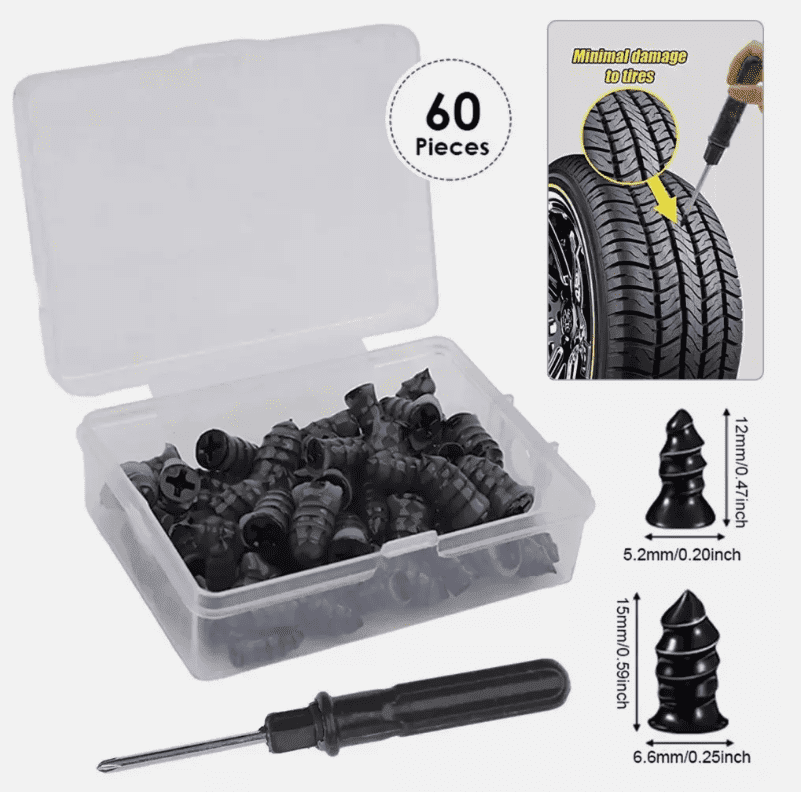 Lixu Sales 60pcs Tire Repair Kit DIY Flat Tire Repair Car Truck ...