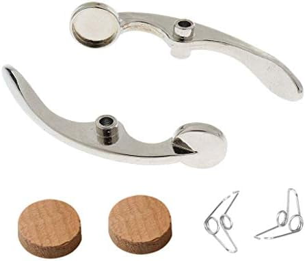 Liyafy 6Pcs Trumpet Water Key/Spit Valve kit with Spring Cork Pad Wind ...