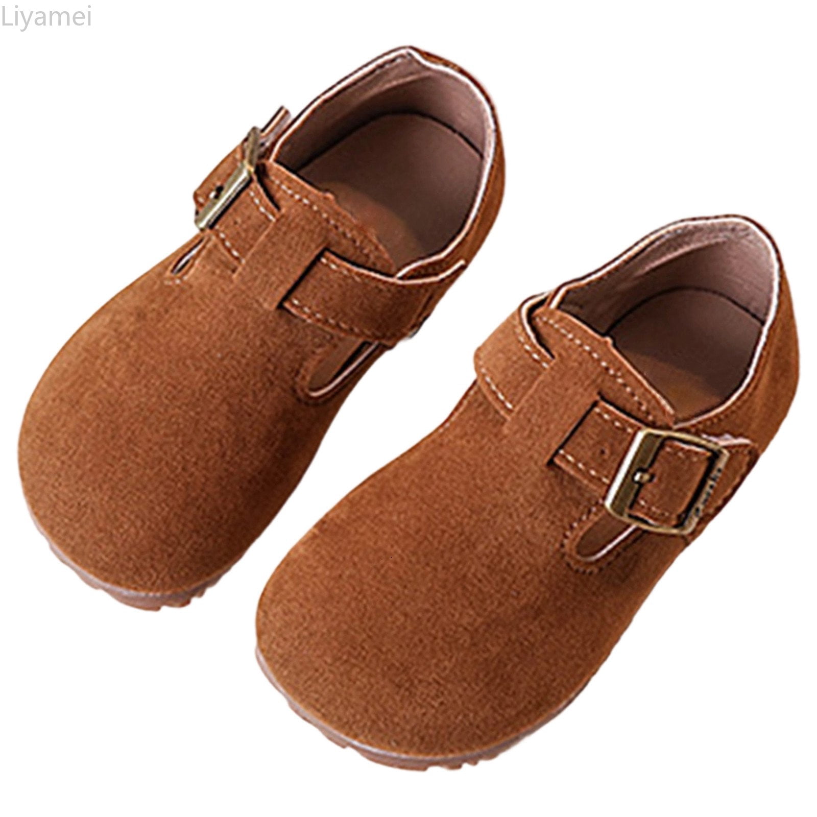 Liyamei Children's Leather Shoes Spring 2026 New Girls Shoes Pig Bapi ...