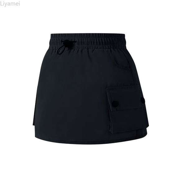 Liyamei Girls Cargo Skirts, Kids High Waisted Skirt, High Waisted ...
