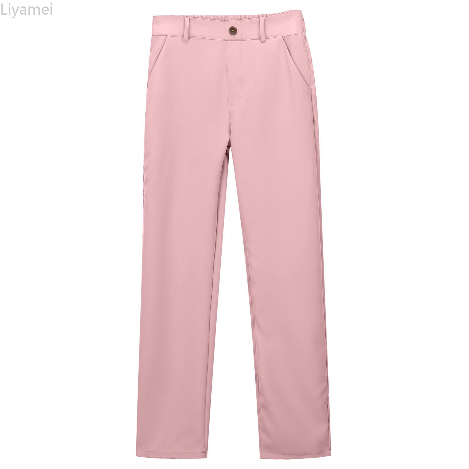 Liyamei Girls Dress Pants School Uniform Pants for Girls Adjustable ...