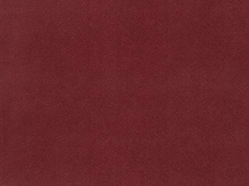 Liz Jordan Hill Red Luxury Microsuede Upholstery Fabric by The Yard Pet ...
