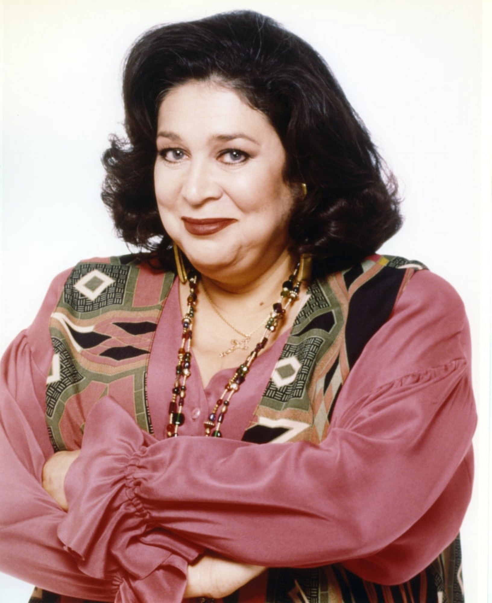 Liz Torres wearing Pink Dress in White Background Photo Print (24 x 30 ...