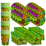 Lizard Birthday Party Supplies Set Plates Napkins Cups Tableware Kit ...