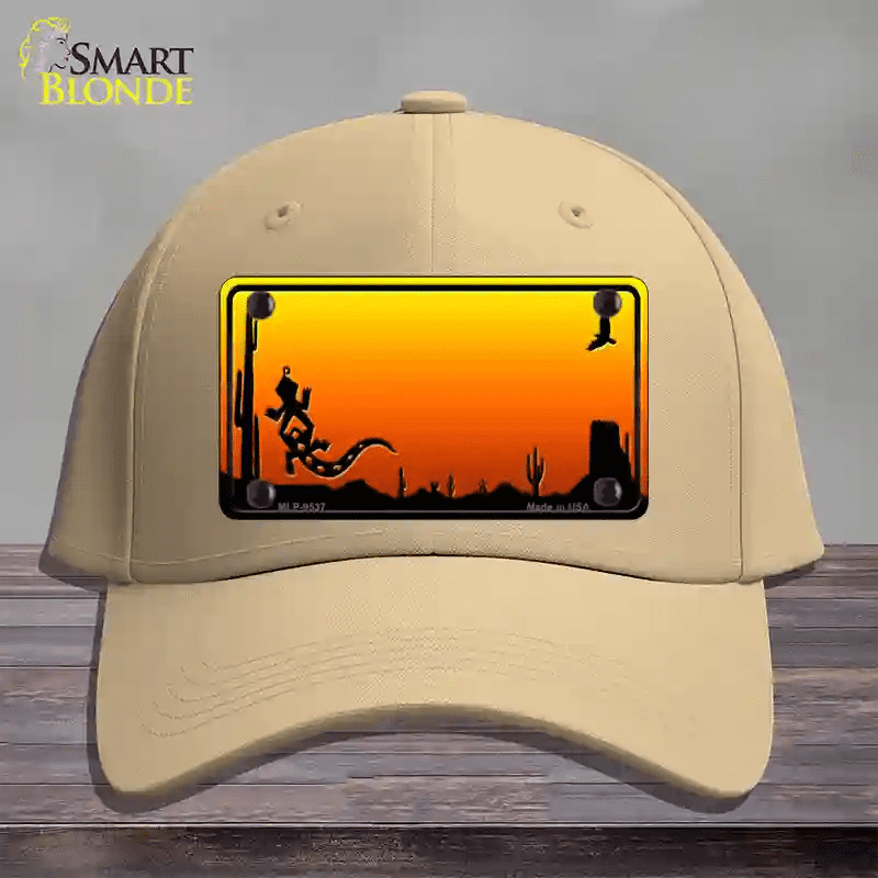 Lizard Blank Scenic Novelty License Plate Hat Cotton Khaki - Walmart.com
