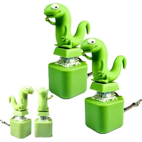 Wrongduck Lizard Button Keychain Sound Toy, Rechargeable Light-Up ...