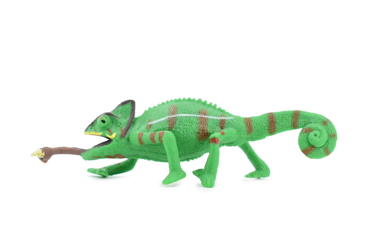 Lizard, Chameleon, Veiled Chameleon, Museum Quality Rubber Lizard ...