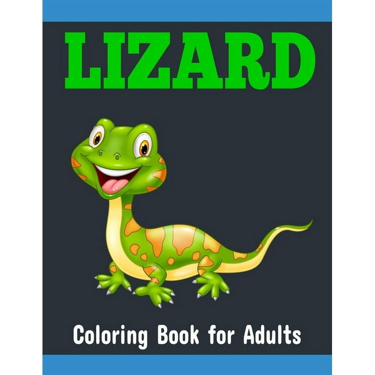lizard coloring book