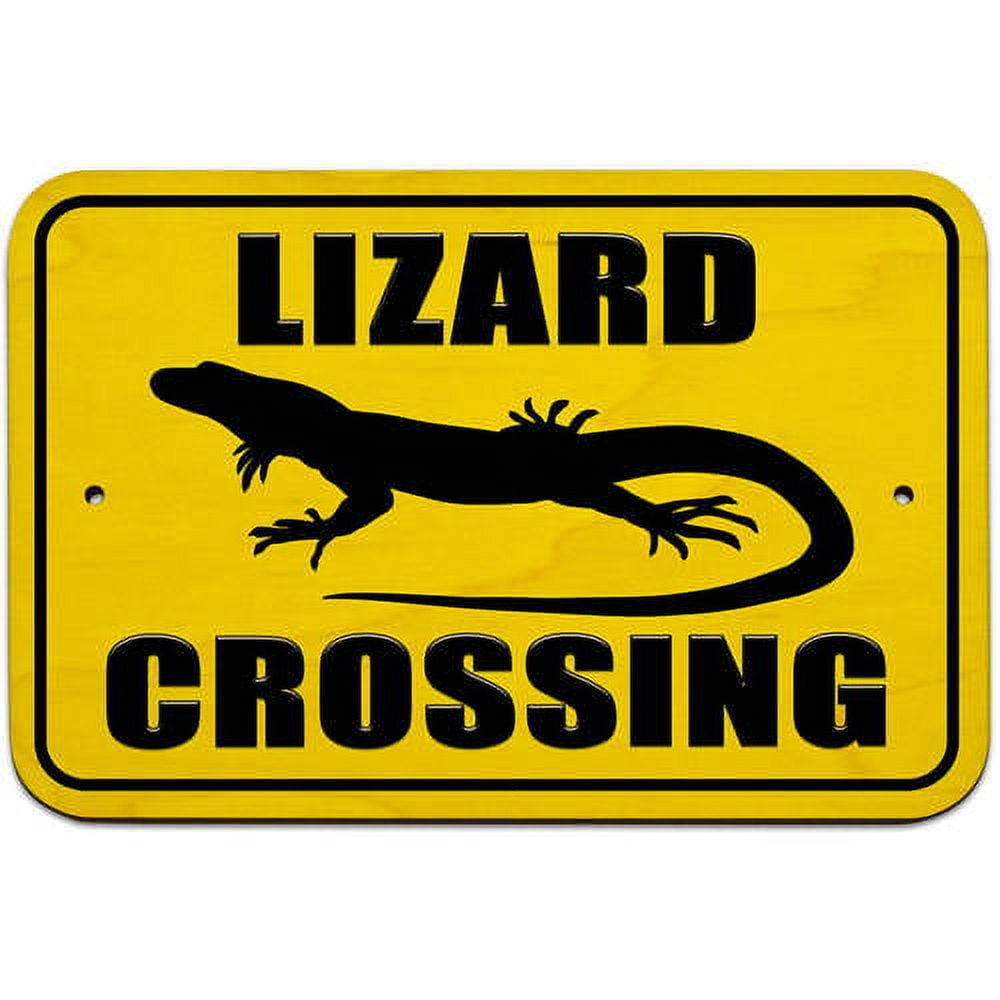 Lizard Crossing Sign - Walmart.com