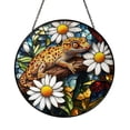 Lizard Gecko Design Stained Glass Window Hanging - Walmart.com