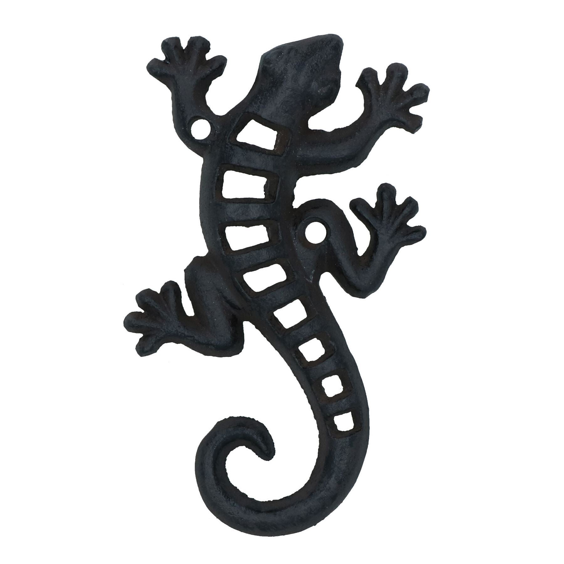 Lizard Gecko Garden Wall Door Shed Sculpture Statue Metal Decoration ...