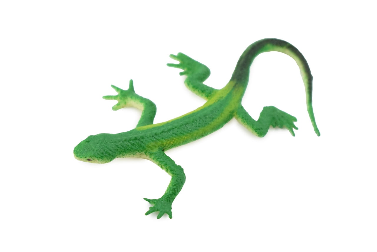 Green Lizard, Rubber Reptile Toy, Realistic Figure, Replica ...