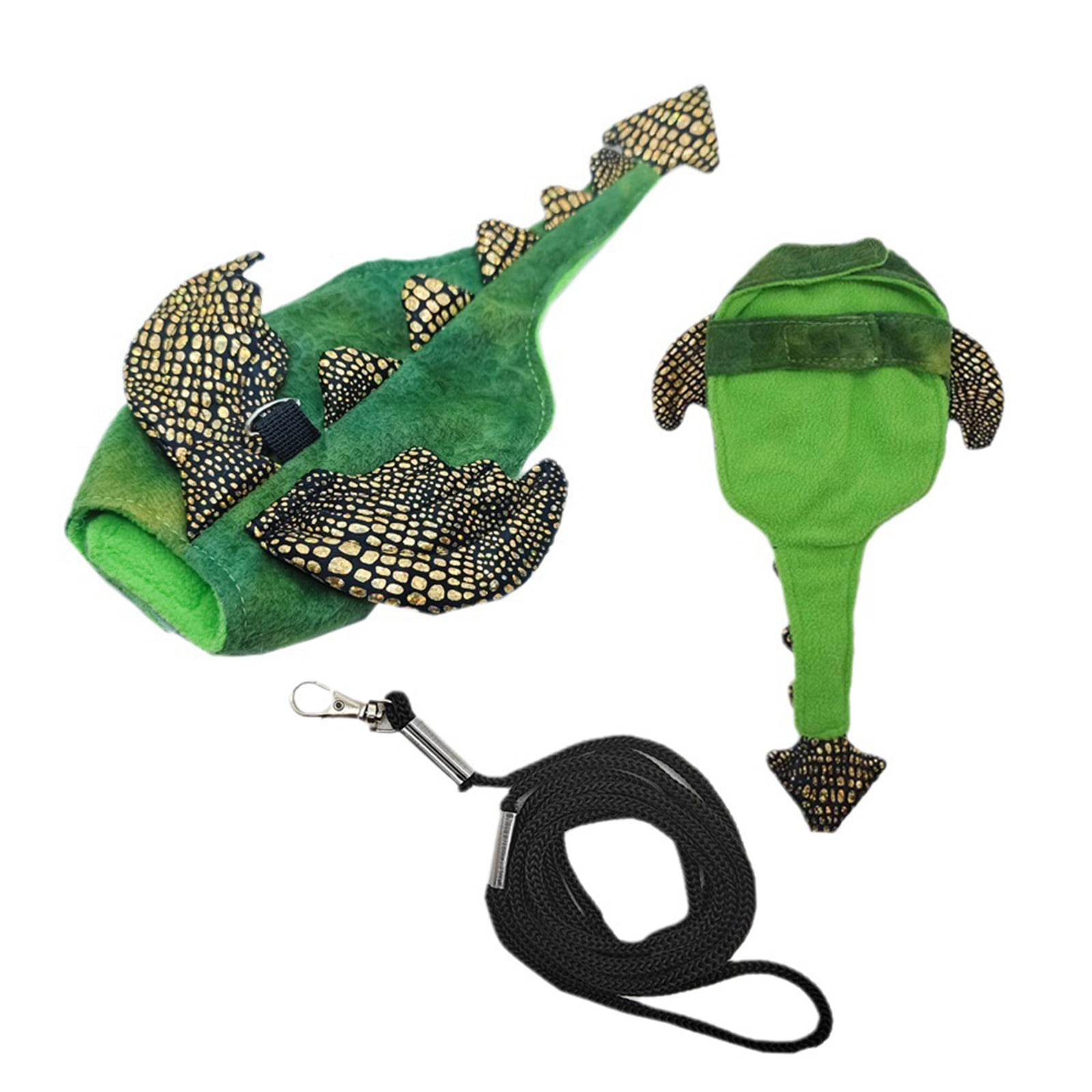 Lizard Harness Leash Set Halloween Lizard Costume Adjustable Dinosaur ...