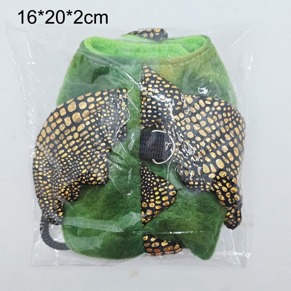 Lizard Harness Leash Set Halloween Lizard Costume Adjustable Dinosaur ...