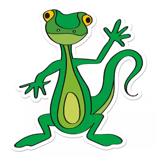 Lizard Iguana Cartoon Sticker Phone Decal Water Bottle Stickers Car ...
