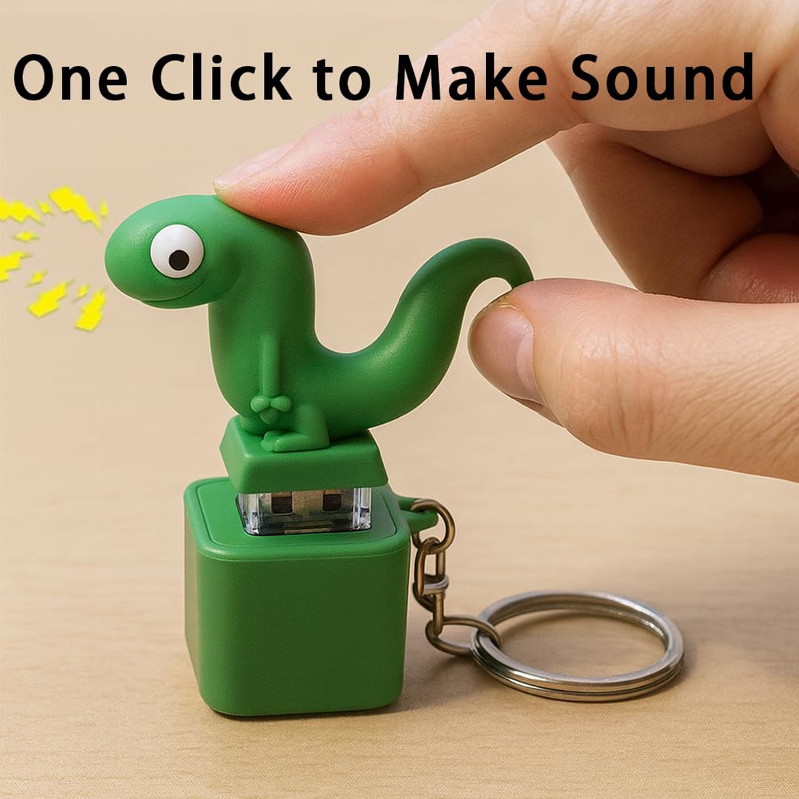 Lizard Keychain Sound, 2025 New Keyboard Clicker Lizards Fidget Toys ...
