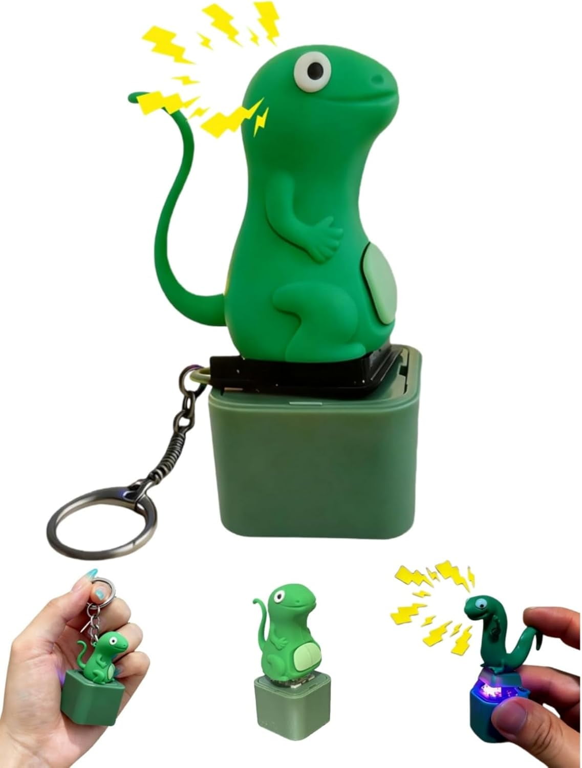 Lizard Keychain Sound, Lizard Button Keychain with Sound & Colorful ...