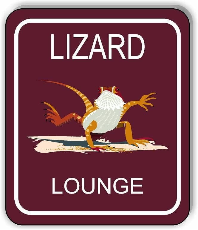 Lizard Lounge TRAIL Aluminum Composite Sign, 8.5"x10" - Walmart.com
