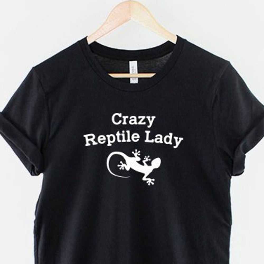 Lizard Owner T Shirt Gift - Crazy Reptile Lady Shirt - Pet Snake Tshirt ...