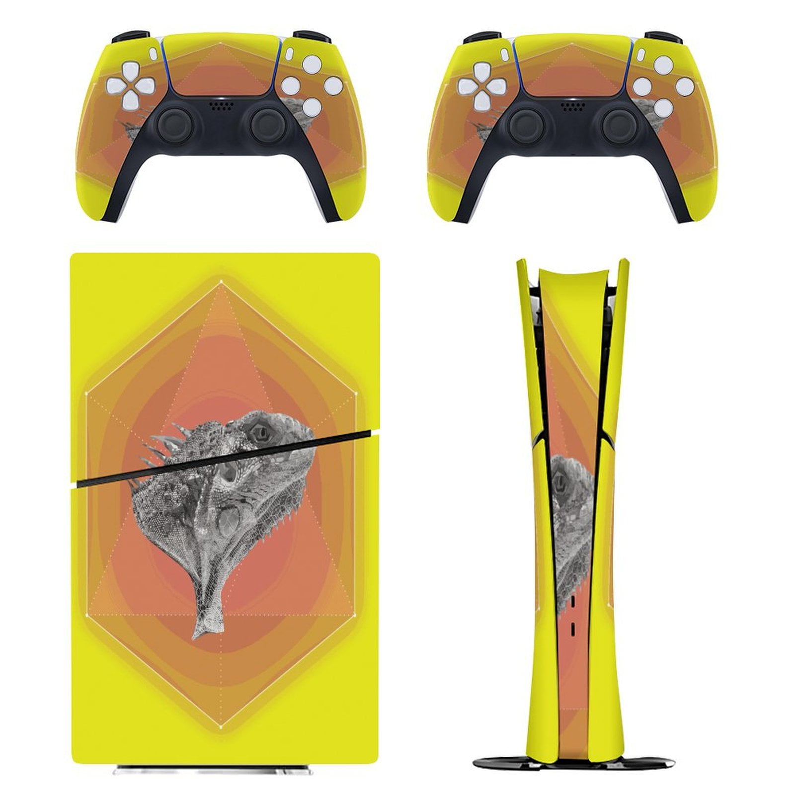 Lizard, Purple PS5/PS5 Slim Digital Disc Skin Sticker For Console And ...