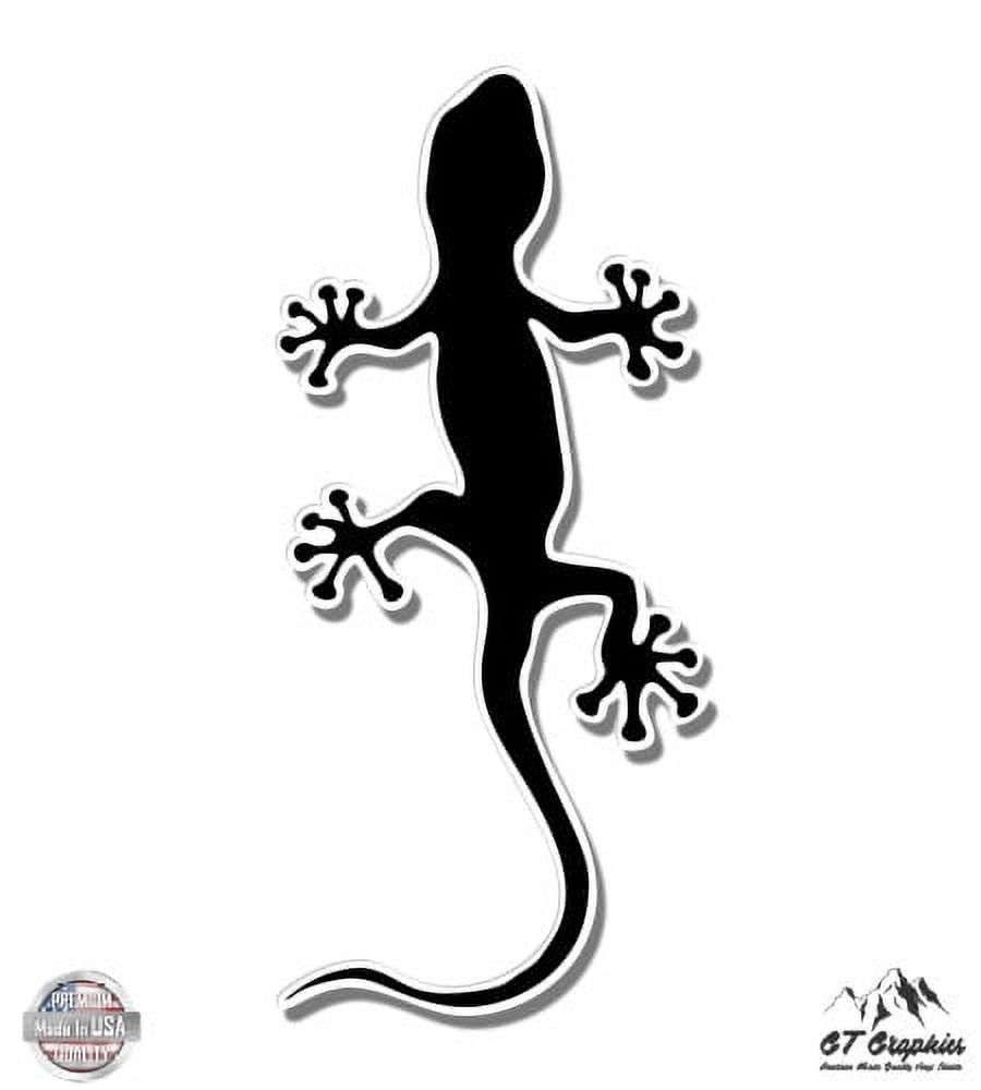 Lizard Shape - 3" Vinyl Sticker - For Car Laptop I-Pad Phone Helmet ...