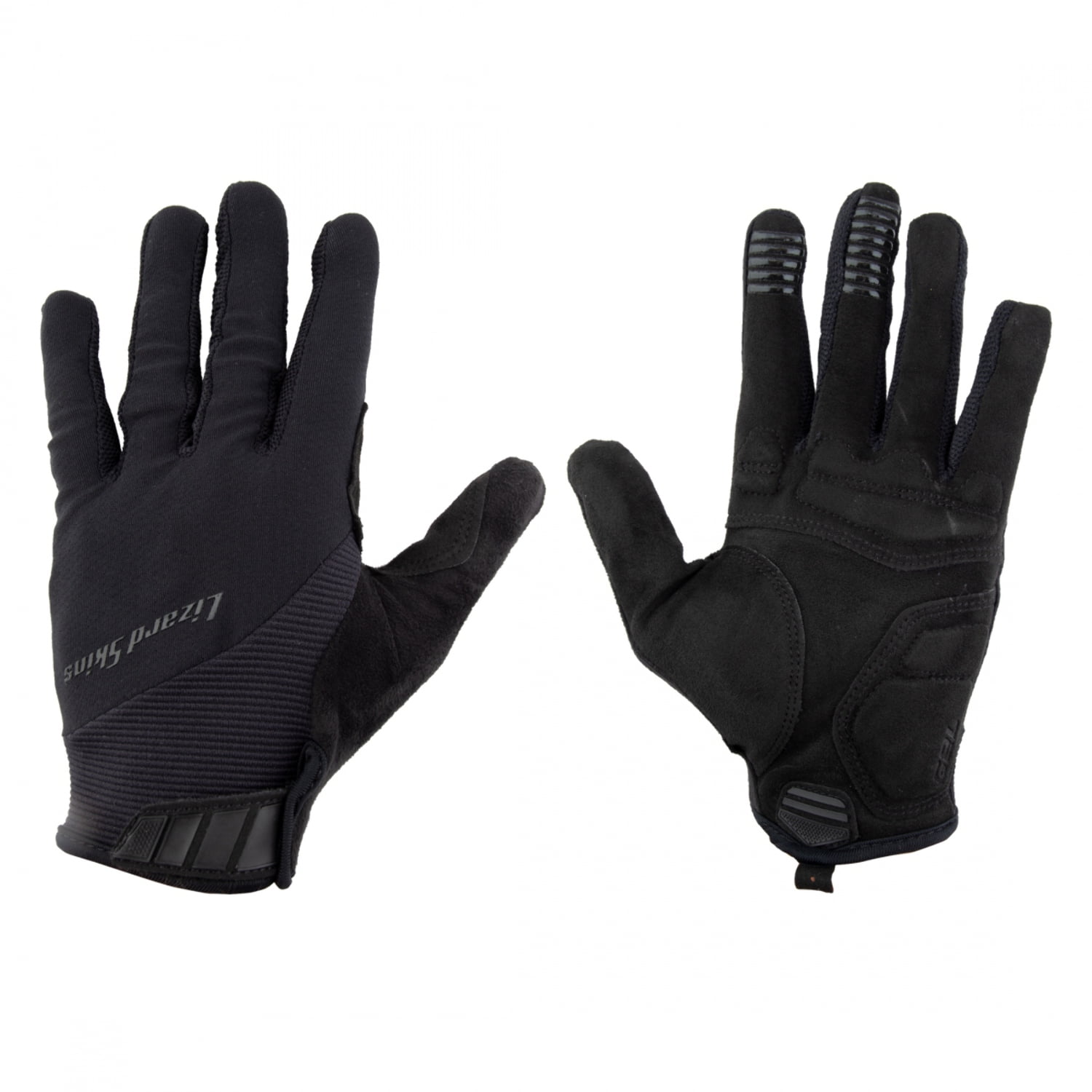 Lizard Skins Monitor Traverse, Full Finger Gloves, Jet Black, S, Pair ...