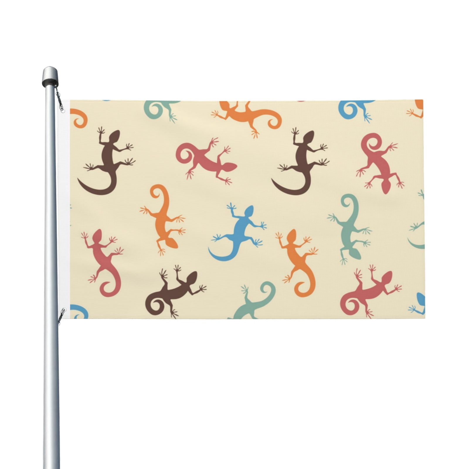 Lizards Lizard Pattern Flag 3X5 Ft Garden Yard House Flags Banner Sign ...