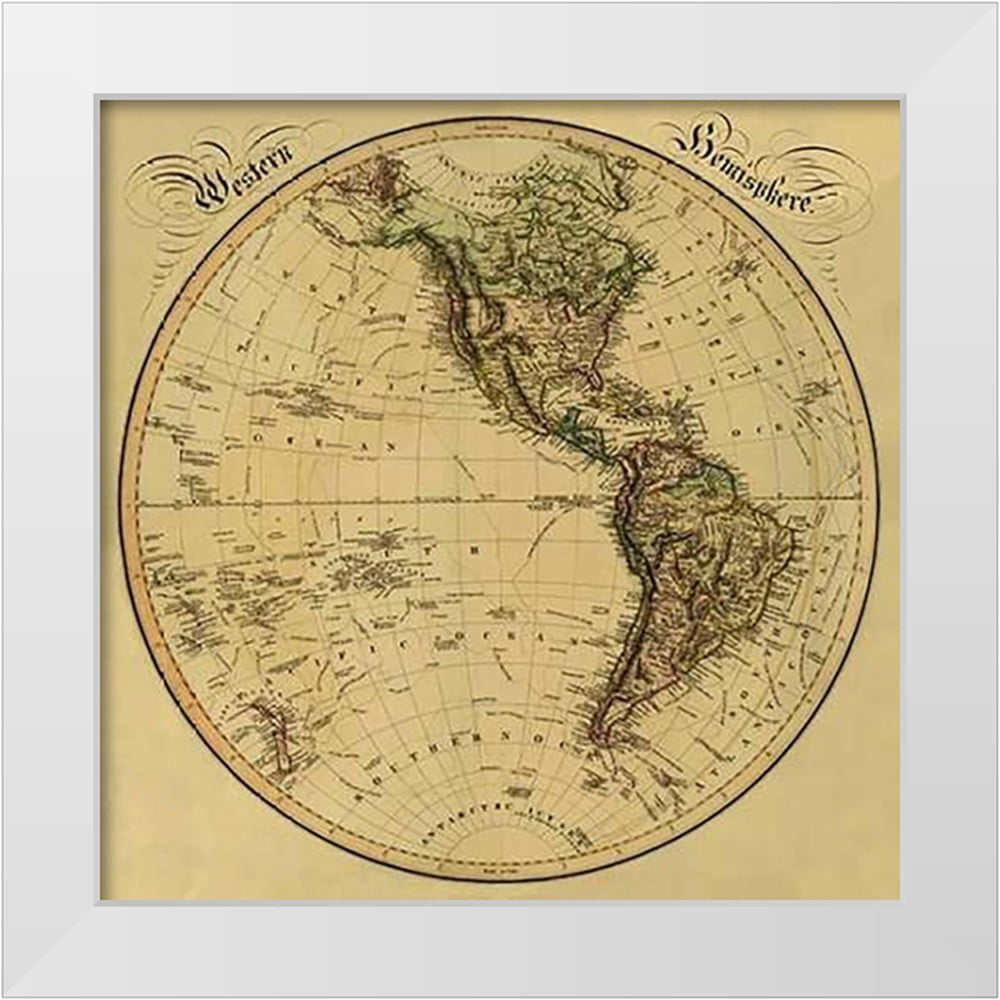 Lizars, Daniel 12x12 White Modern Wood Framed Museum Art Print Titled ...